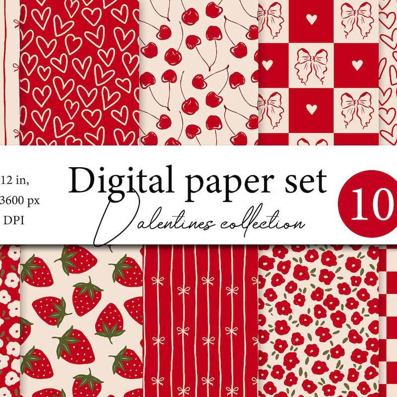 Red 10 12 in Paper Heart - Etsy