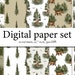 Watercolor Forest Digital Clipart Set - Forest Landscape Clipart ...