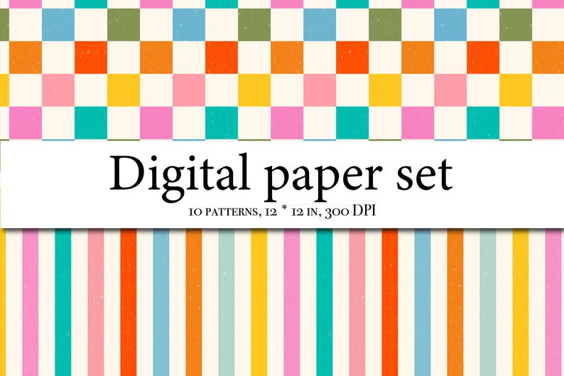 Birthday Digital Papers, Seamless Party Designs, Simple Birthday ...