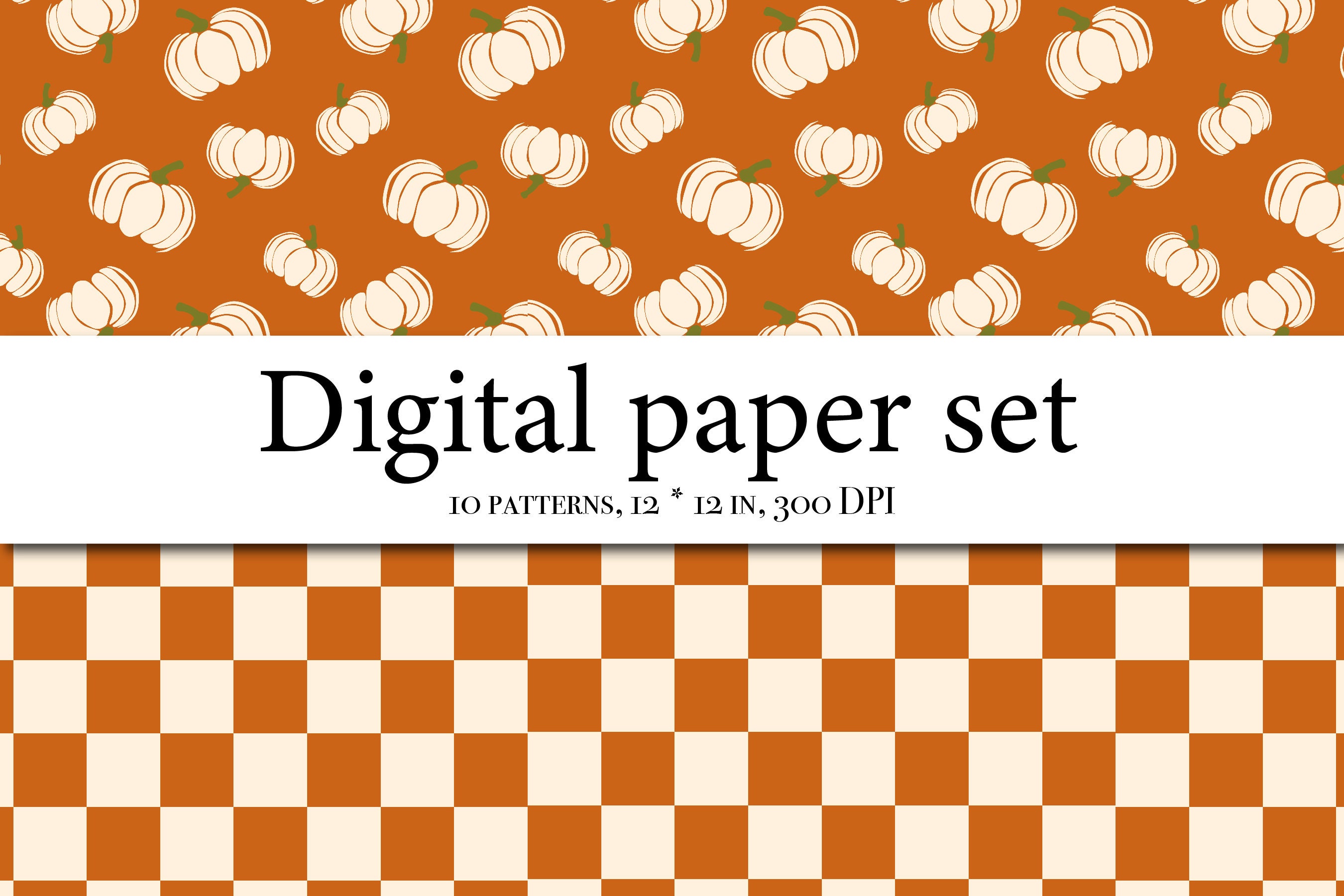 Halloween Digital Paper, Trick or Treat Scrapbook Papers, Boo Wallpaper ...