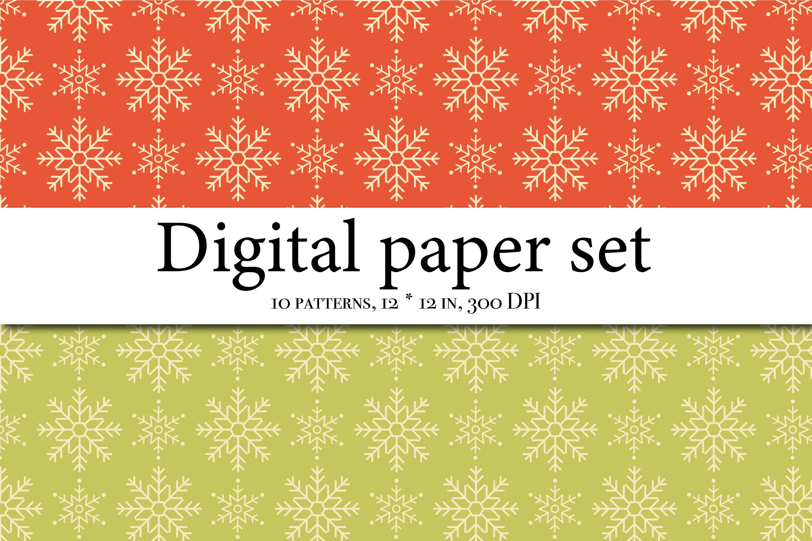 Christmas Story Digital Paper Set, Christmas Backgrounds , Seamless ...