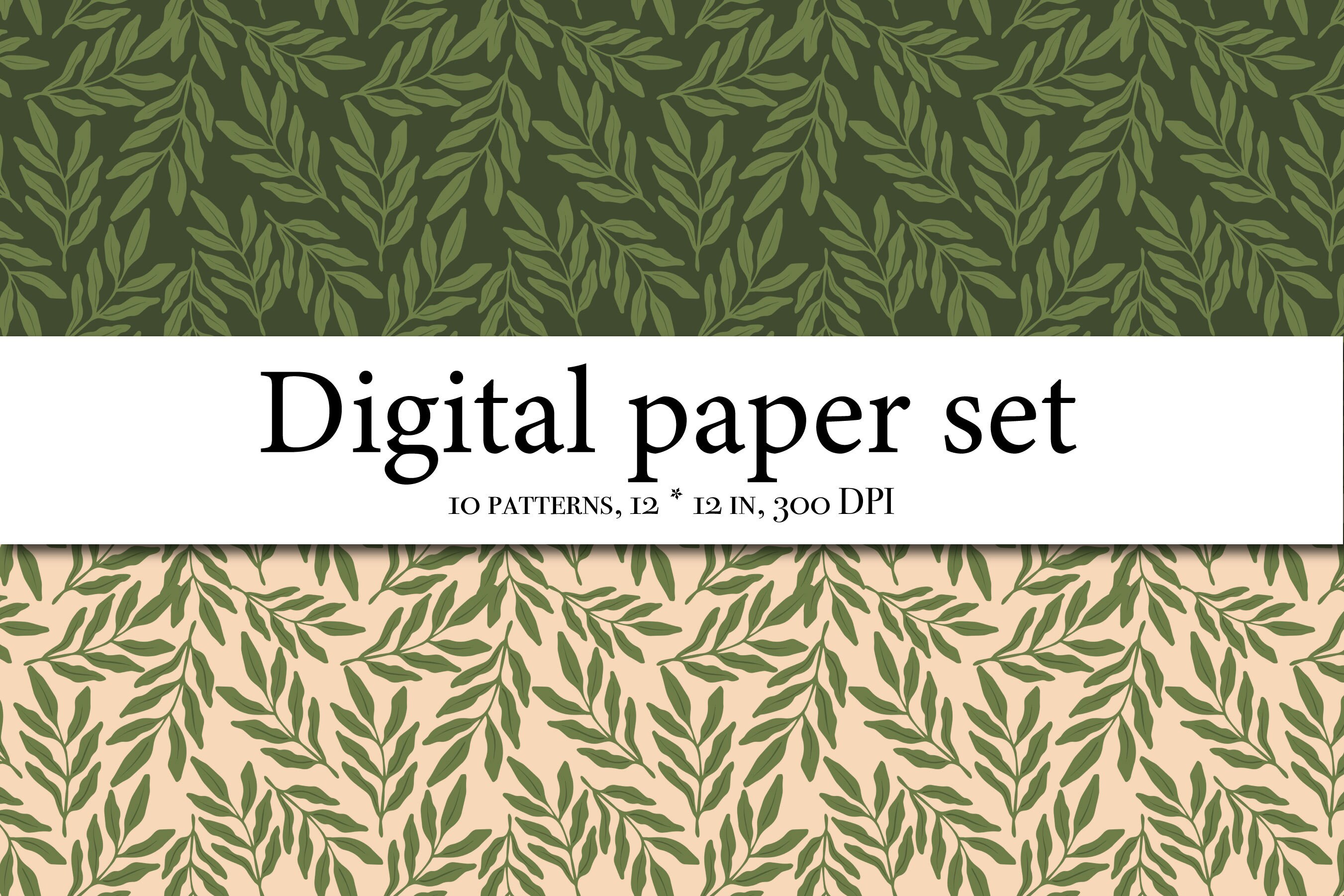 Pattern Clipart With Flowers Digital Paper- Flowers Seamless Pattern ...