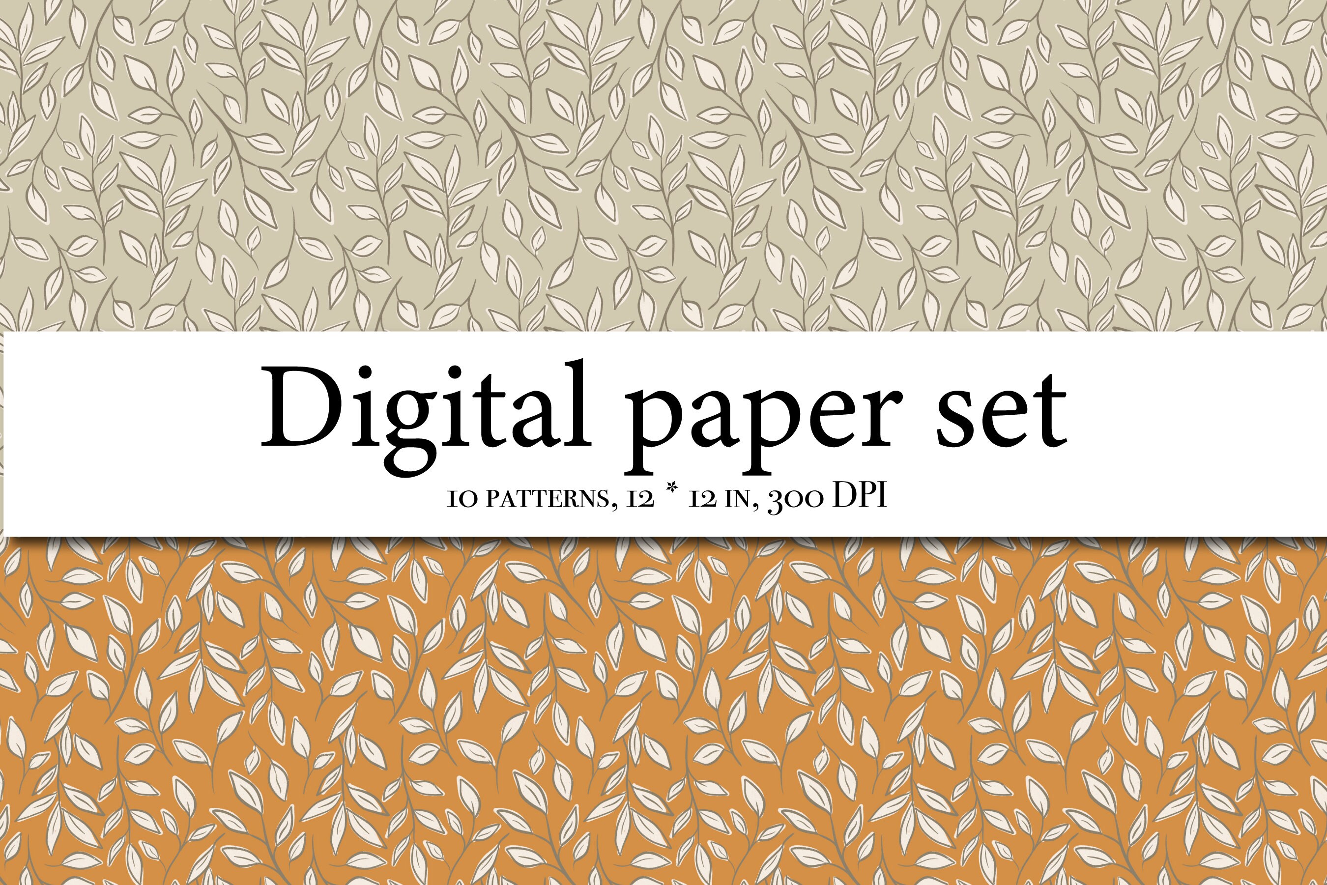 10 Boho Seamless Digital Papers, Boho Scrapbook Paper, Boho Backgrounds ...