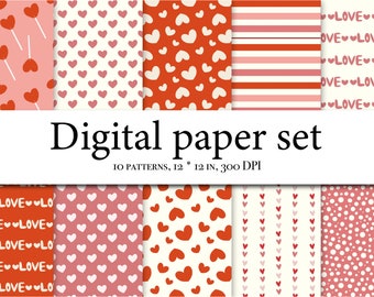 Watercolor Digital Paper Pack White Roses Scrapbook Roses - Etsy