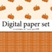 Halloween Digital Paper, Trick or Treat Scrapbook Papers, Boo Wallpaper ...