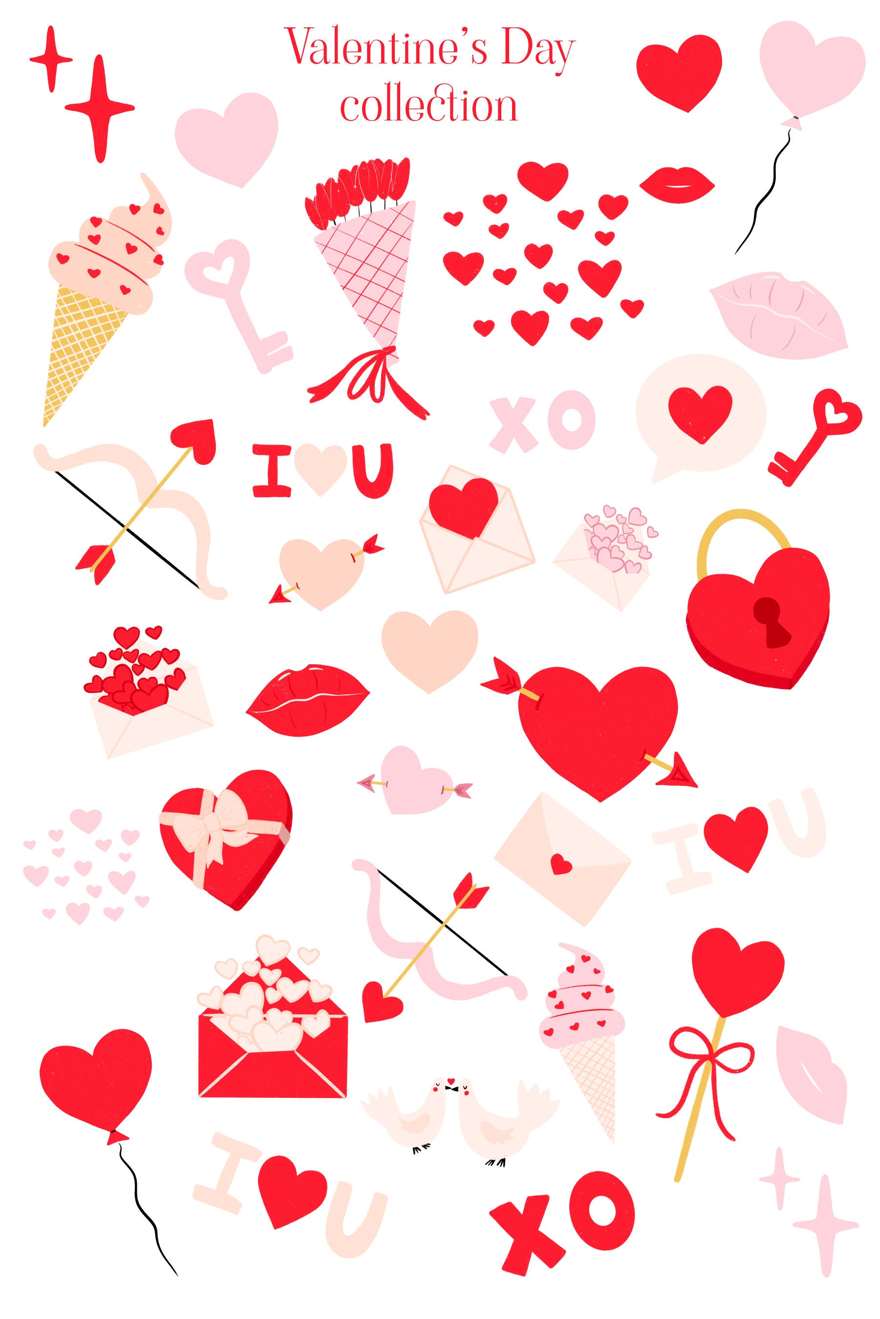 Valentine's Day Clipart Heart Clip Art Valentine PNG Cupid Clipart Love ...
