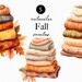 Watercolor Fall Clipart - Fall Sweaters - Watercolor Autumn Clipart Png ...