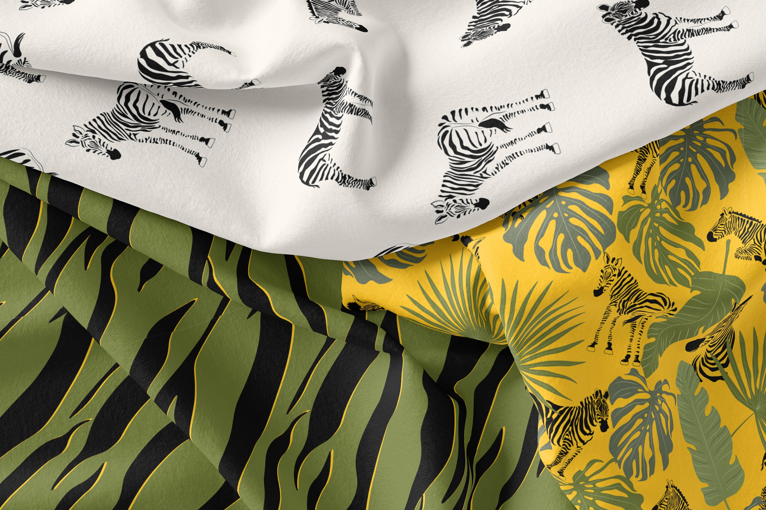 Zebra Digital Papers Zebra Seamless Pattern Scrapbook Paper Jungle ...