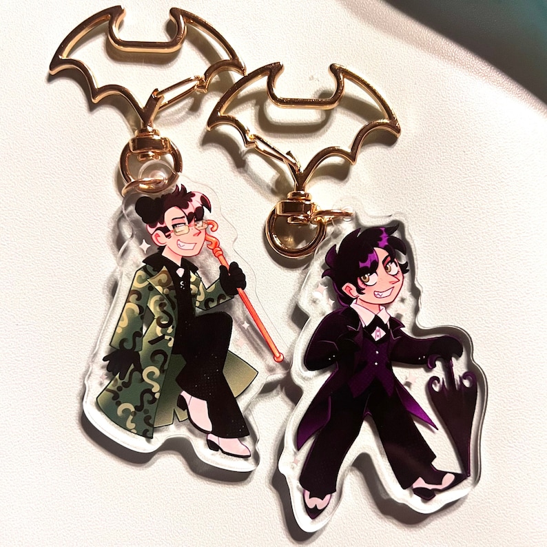 Edward Nygma and Oswald Cobblepot 2.5 Double Sided - Etsy