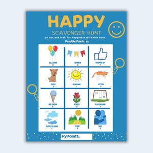Kindness Scavenger Hunt Bundle - 4 Printable Scavenger Hunts for Kids ...