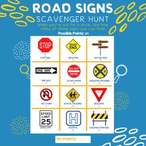 Road Trip Scavenger Hunts Bundle of 4 - Etsy