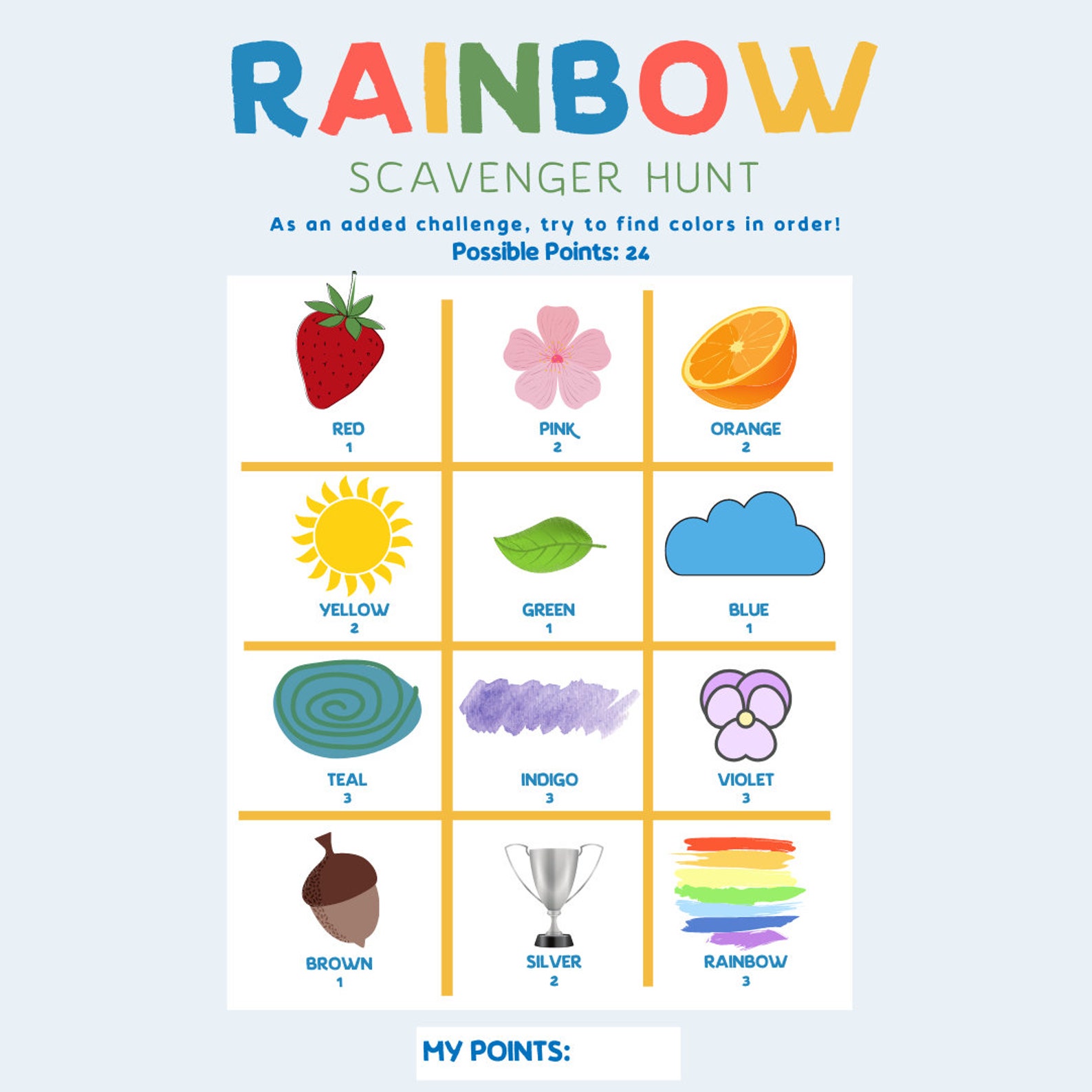 Road Trip Scavenger Hunts Bundle of 4 - Etsy