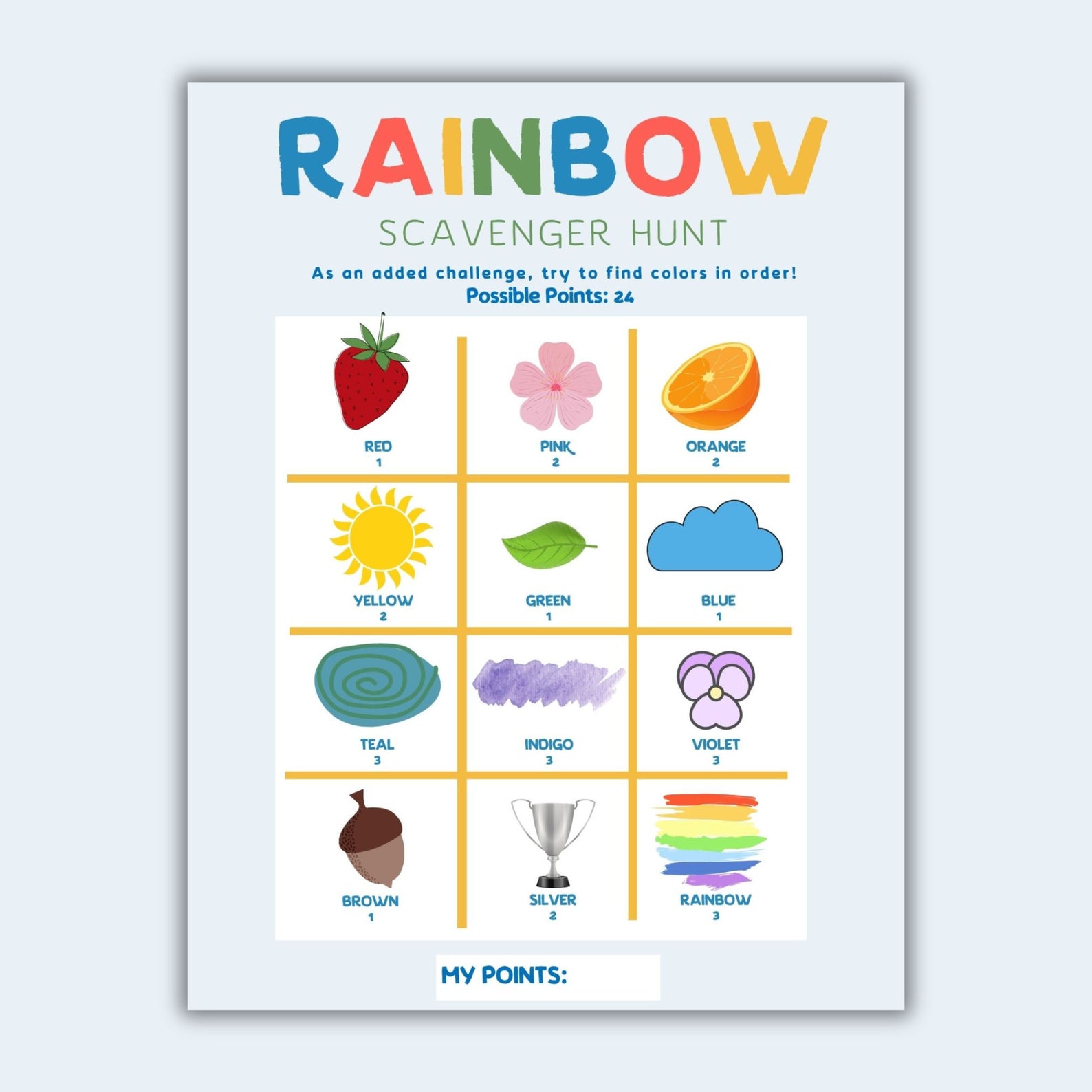 Kindness Scavenger Hunt Bundle - 4 Printable Scavenger Hunts for Kids ...