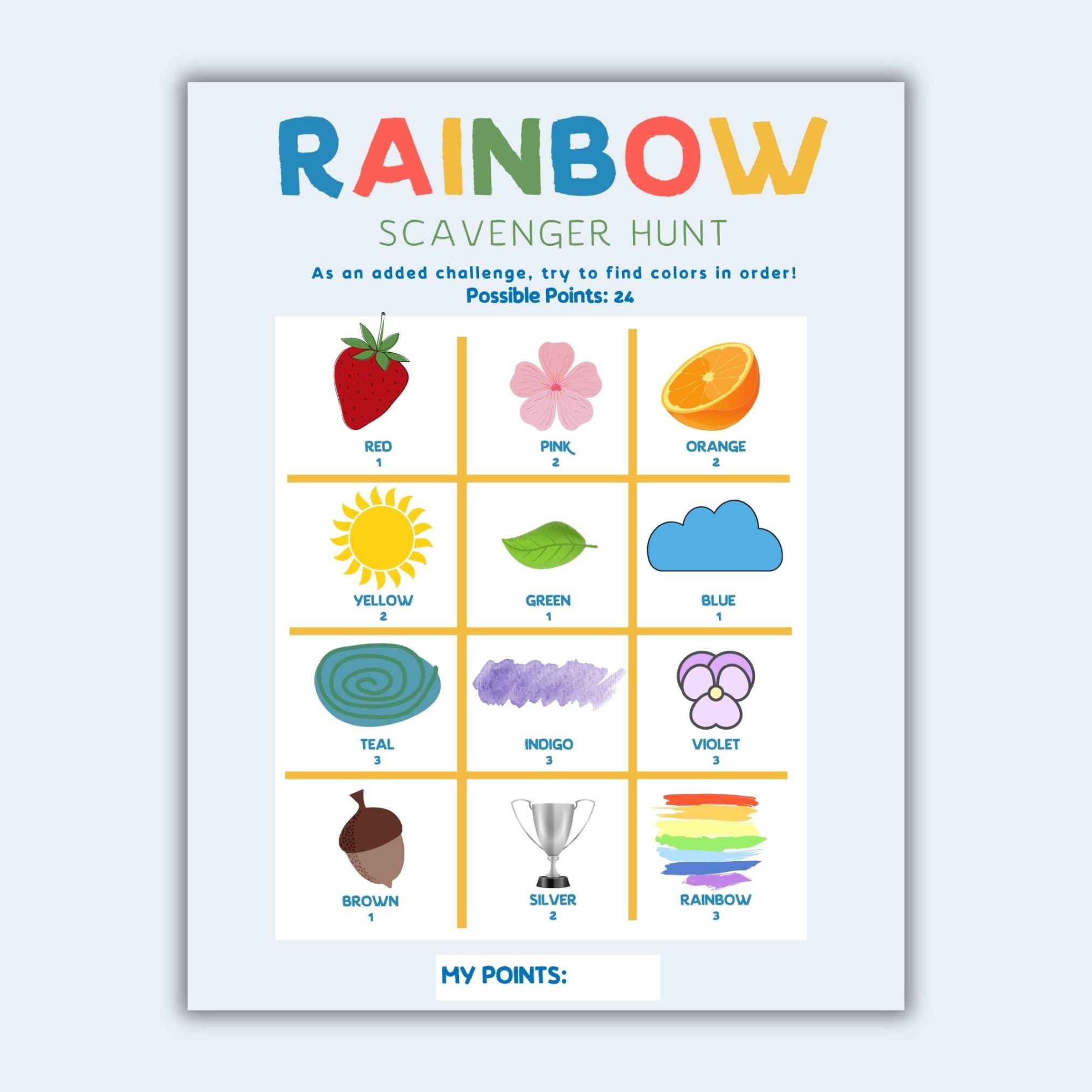 Kindness Scavenger Hunt Bundle - 4 Printable Scavenger Hunts for Kids ...