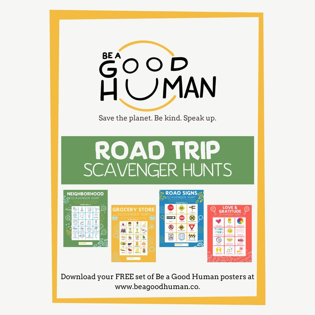 Road Trip Scavenger Hunts Bundle – Printable Travel Games for Kids ...