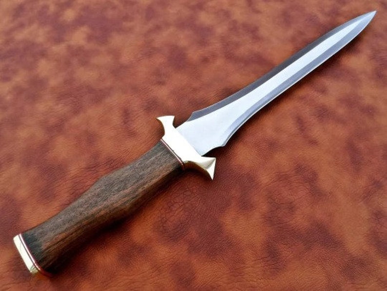 Custom Handmade Steel Dagger Knife With Leather Case,viking Knife ...