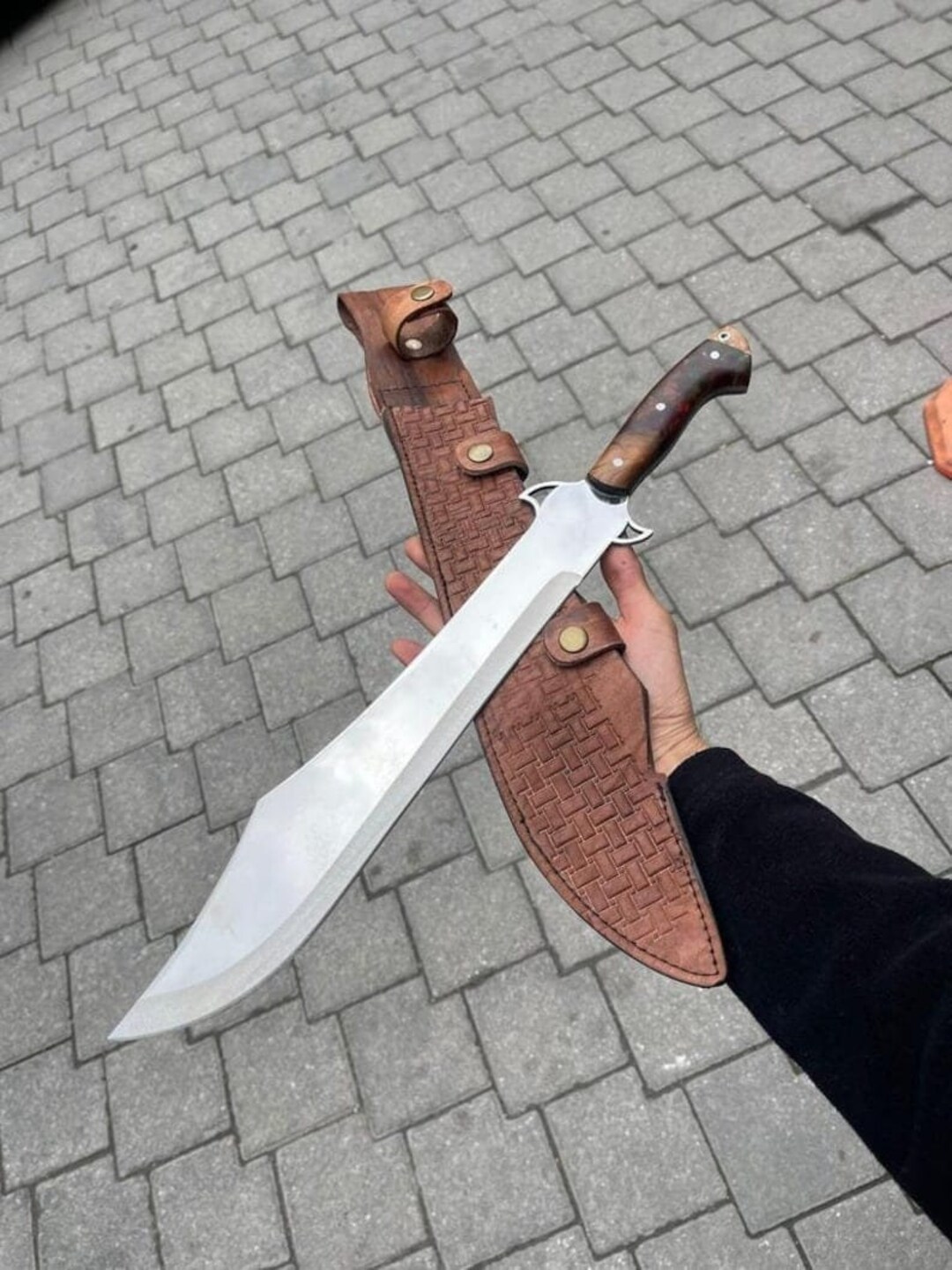 Hand Forged Machete, Full Tang Survival Knife, Survival Tool, Ready to ...