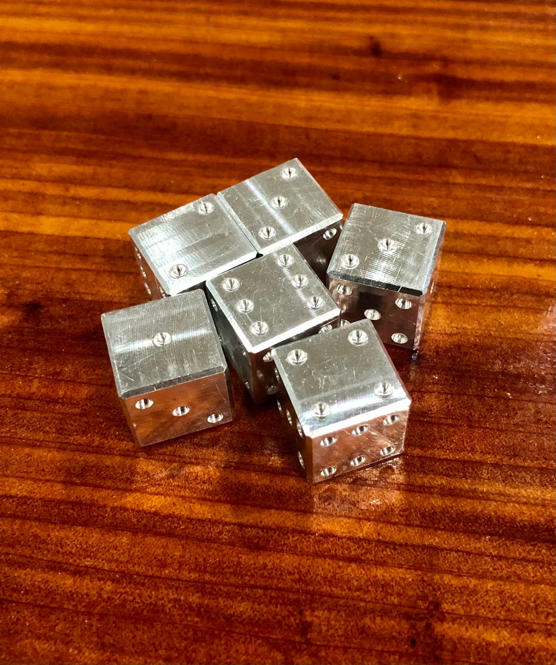 CNC Machined Aluminum Dice Set: 1/2 Inch, Made in USA - Etsy
