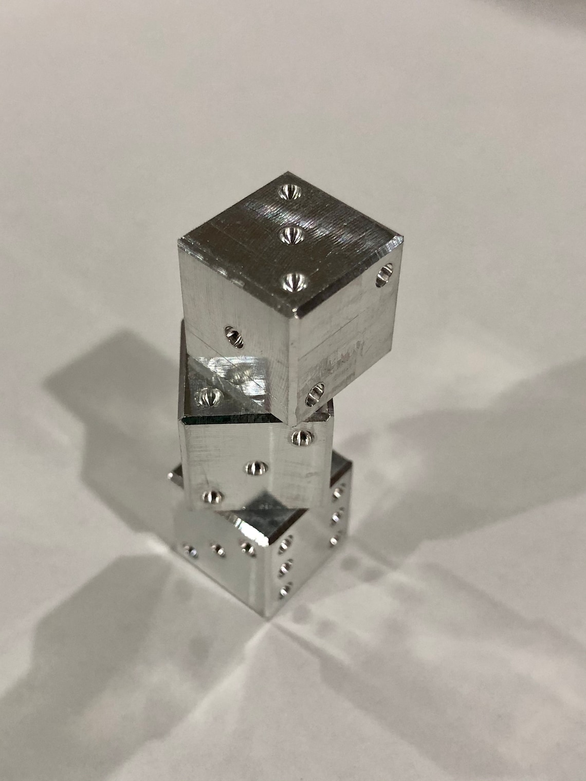 CNC Machined Aluminum Dice Set: 1/2 Inch, Made in USA - Etsy