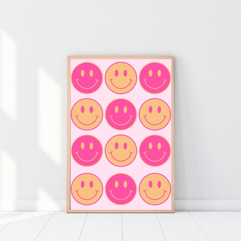 Preppy Smiley - Etsy