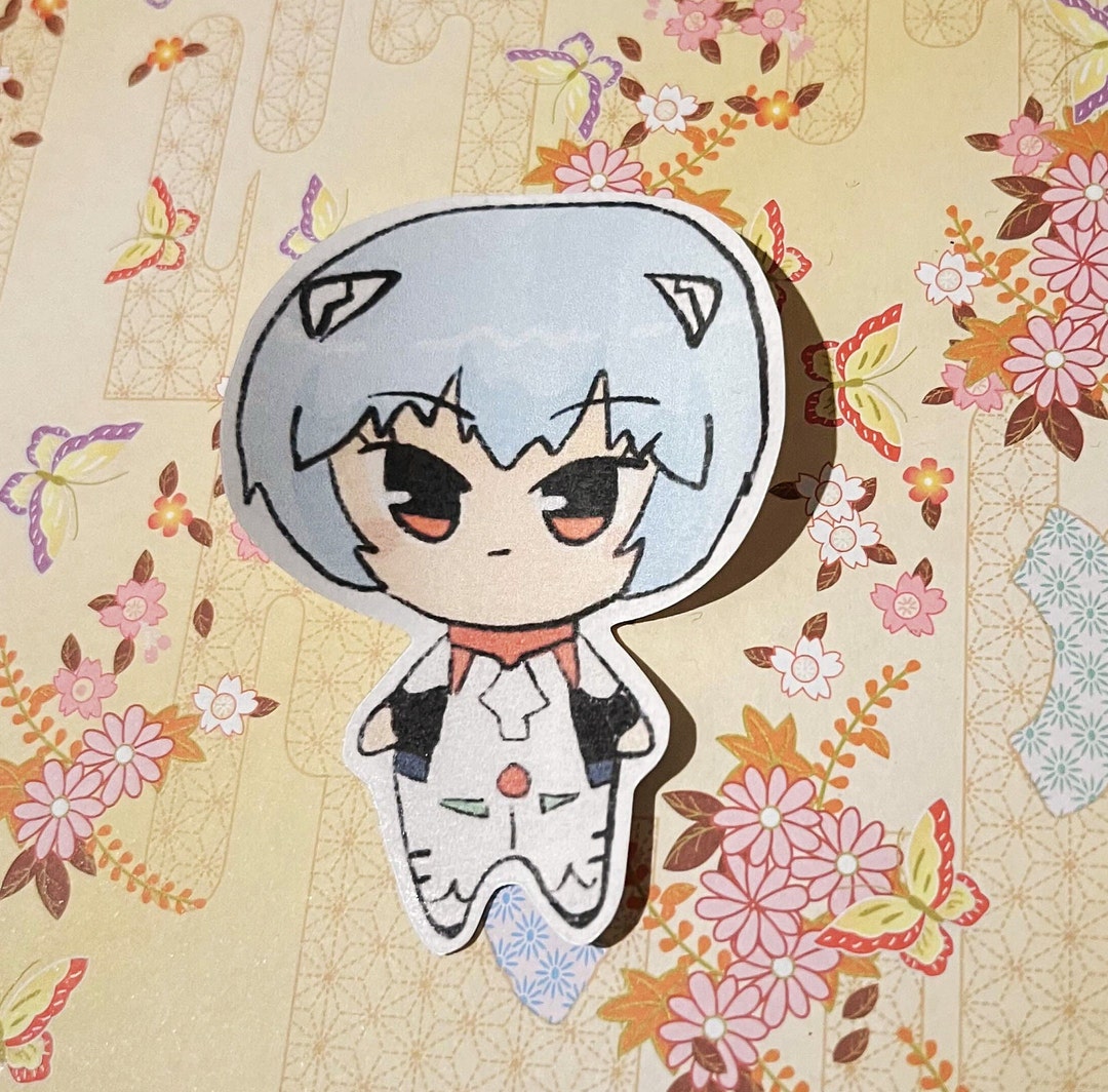 Sticker Anime Manga Chibi Plushie Rei Ay.ana. Mi Evan.geli.on - Etsy