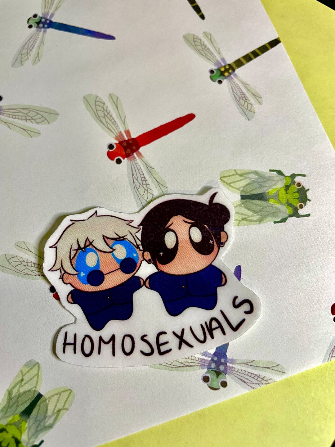 Satosugu Sticker Anime Manga Sat.oru Go/jo Sug.uru Ge.to - Etsy