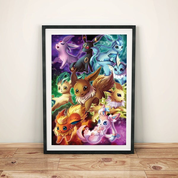 Eeveelutions Print - Etsy