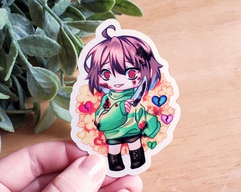 Chara Sticker - Etsy