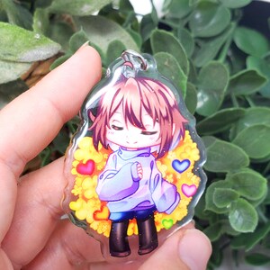 Undertale Keychains - Sans Papyrus Undyne Mettaton Alphus Monster Kid ...