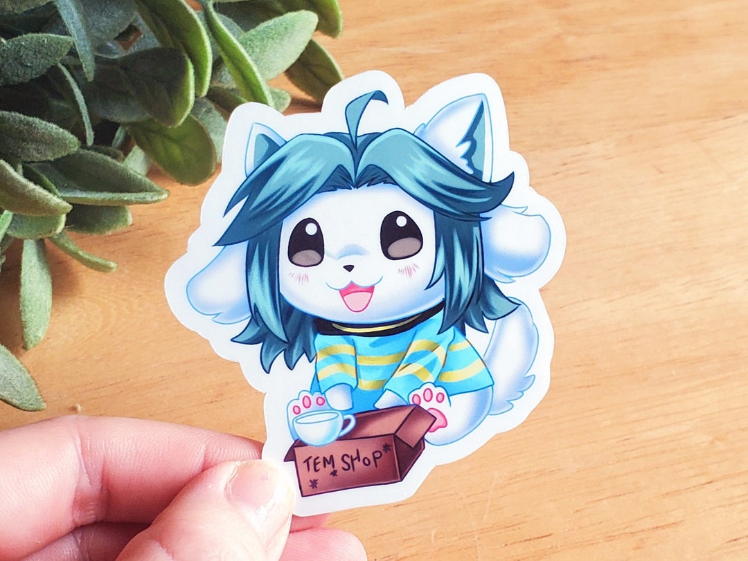 Temmie Undertale Sticker Etsy