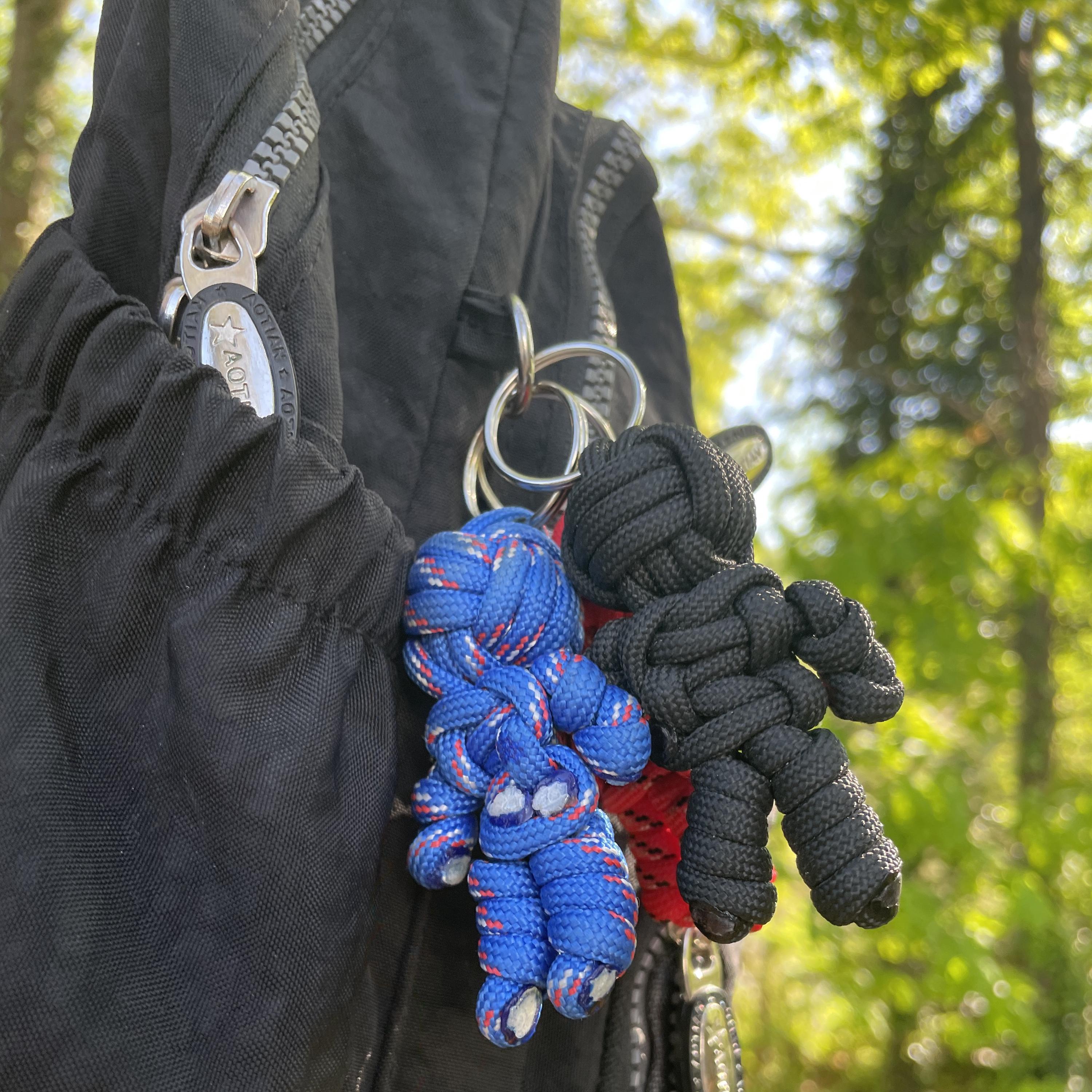 Handmade Paracord Pal Figure – Keychain, Bag Charm - Etsy
