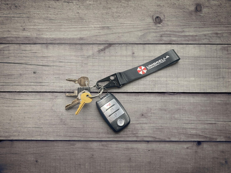 Resident Evil Inspired Lanyard Keychains | Jet Tag Wrist Lanyard - Etsy