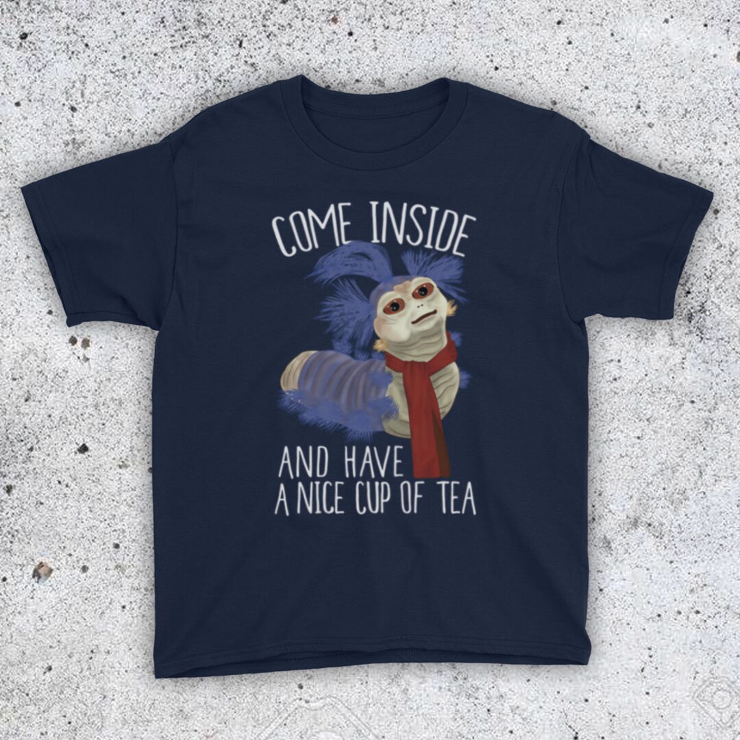 Labyrinth the Worm Come Inside Have A Nice Cup of Tea 80s Fantasy ...