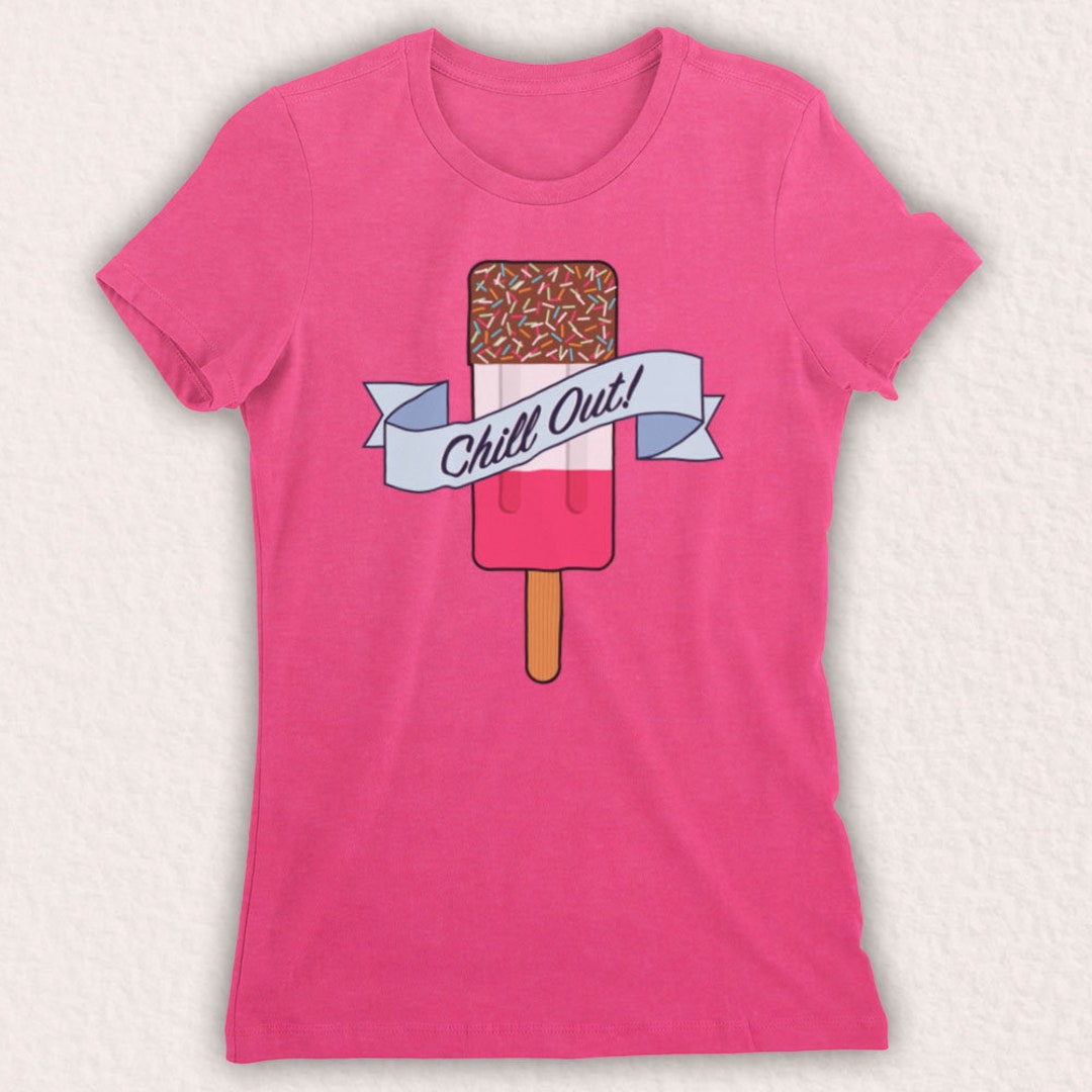 Chill Out Retro Fab Ice Lolly Iconic Kids Ice Cream Lover Summer ...