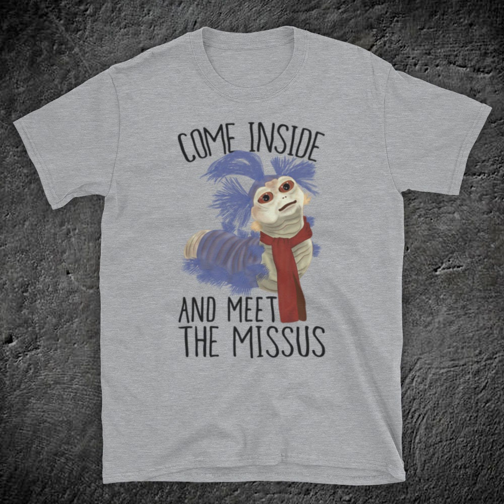 Labyrinth the Worm Come Inside Meet the Missus 80s Fantasy - Etsy