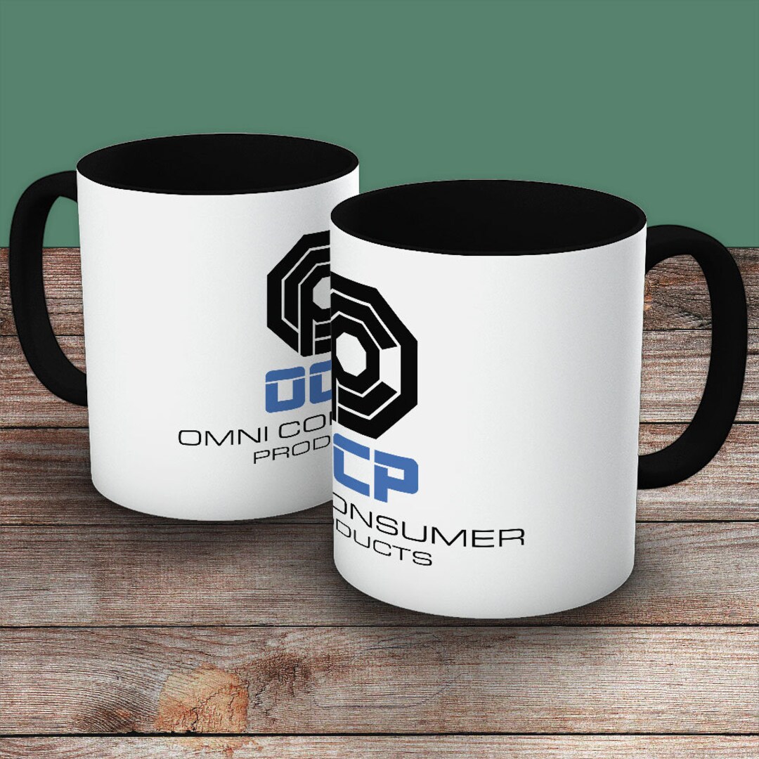 Omni Consumer Products Police Robot Cyborg Droid OCP Sci Fi Mug Cup ...