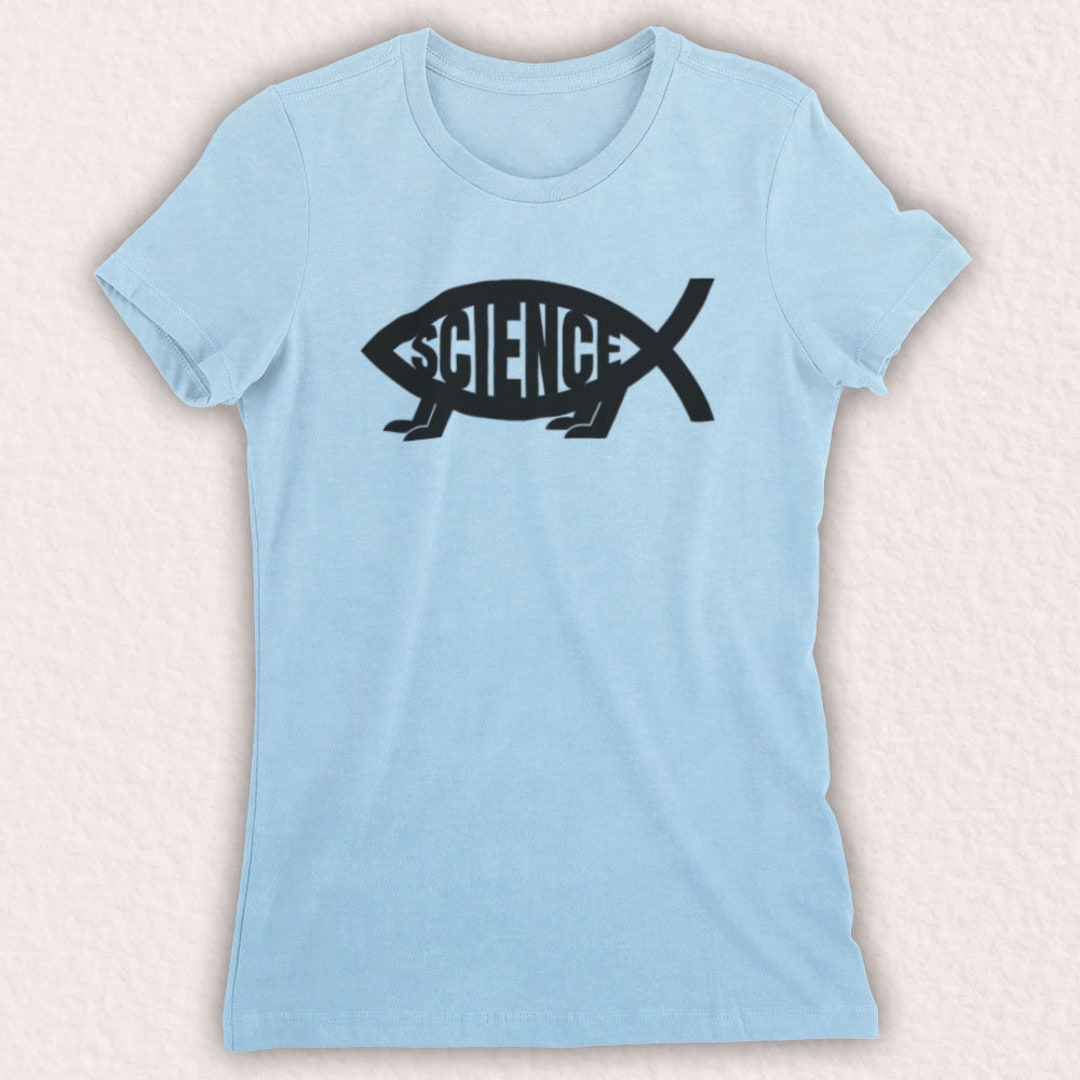 Science Jesus Fish Atheist Symbol Logo Anti Religion Evolution ...