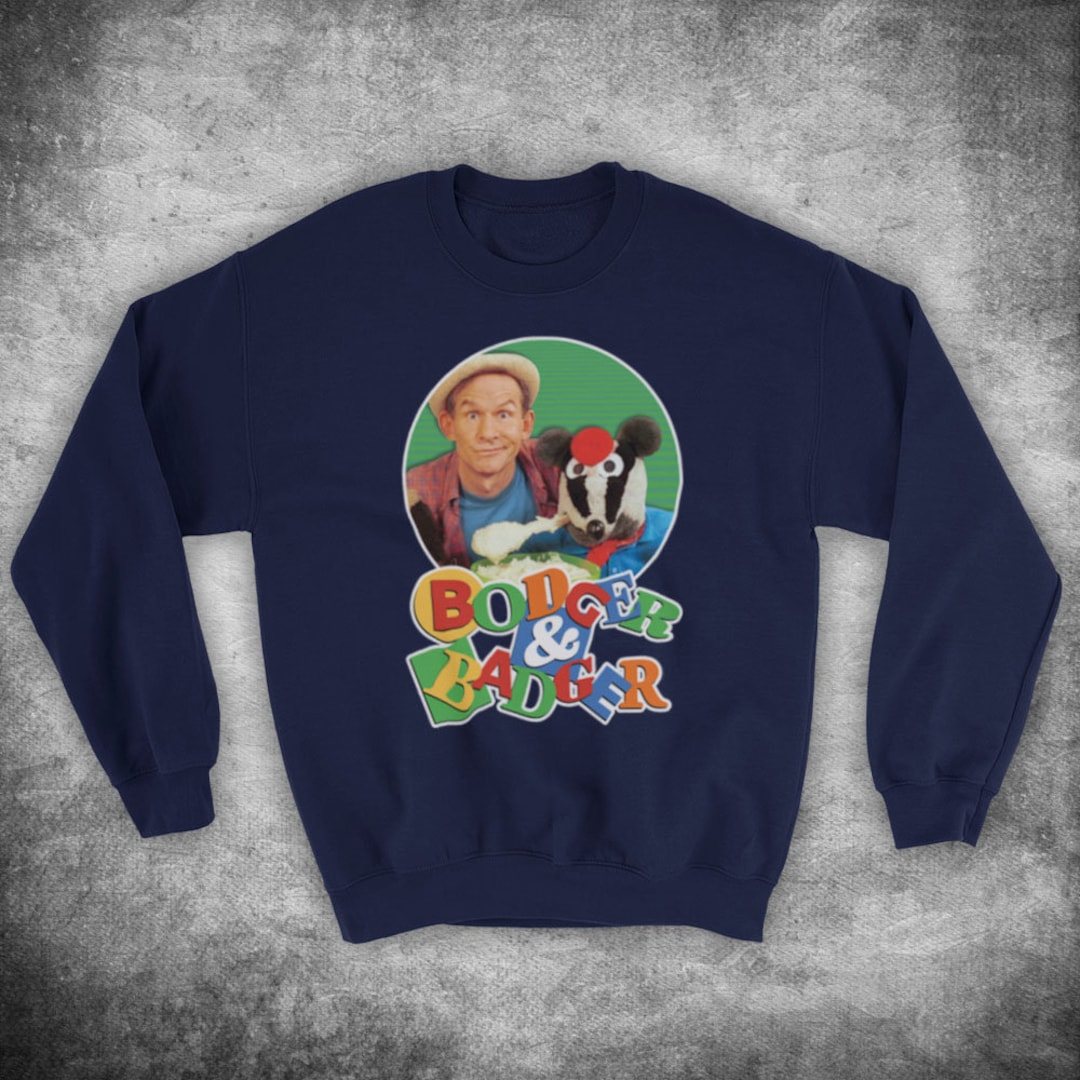 Bodger & Badger 90s UK Kids TV Show Adults Sweatshirt All Sizes and ...