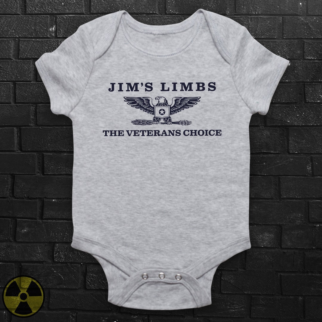 Jim's Limbs Fallout Sci Fi Dystopia Vault the Veterans Choice Baby Grow ...