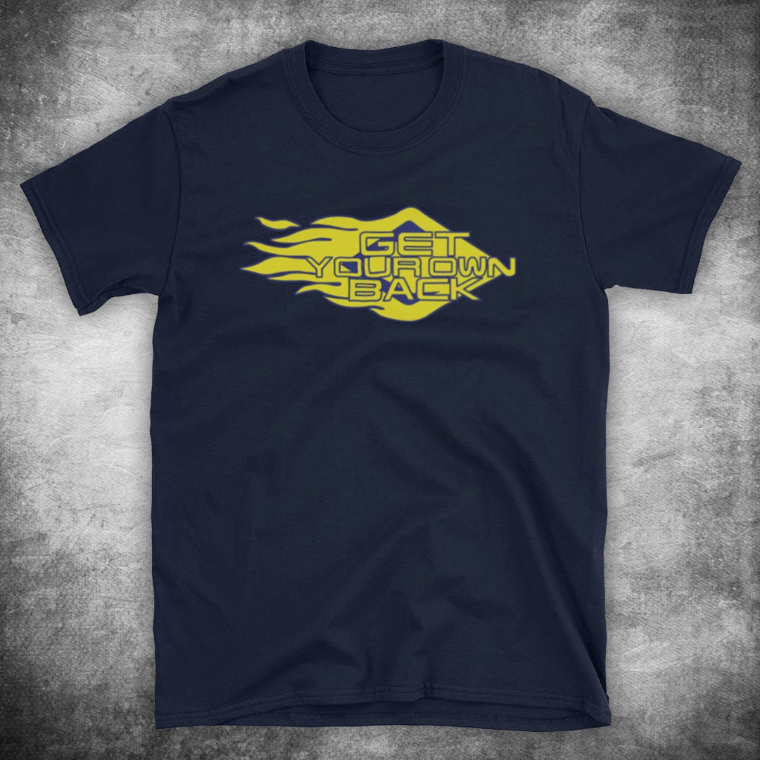 Get Your Own Back 90s Kids TV Gameshow Logo Throwback Mens T-shirt All ...