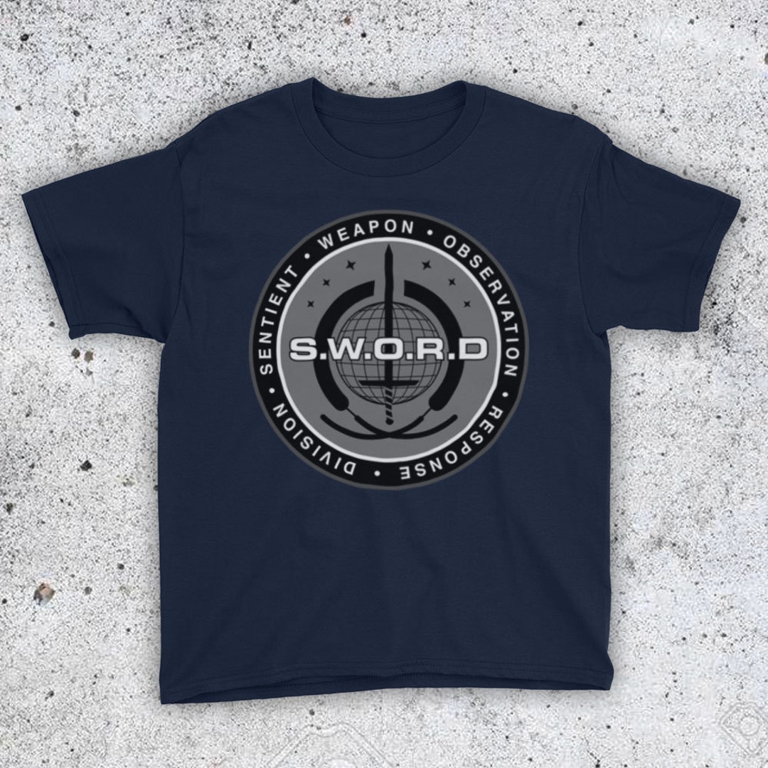 SWORD Logo Shield Secret Space Superhero Agency Eternals Emblem Crest ...