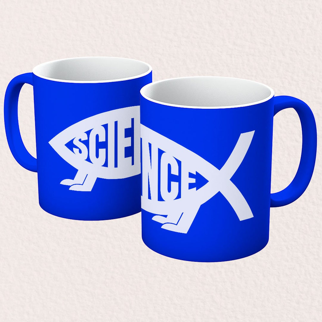 Science Jesus Fish Atheist Symbol Logo Anti Religion Evolution ...