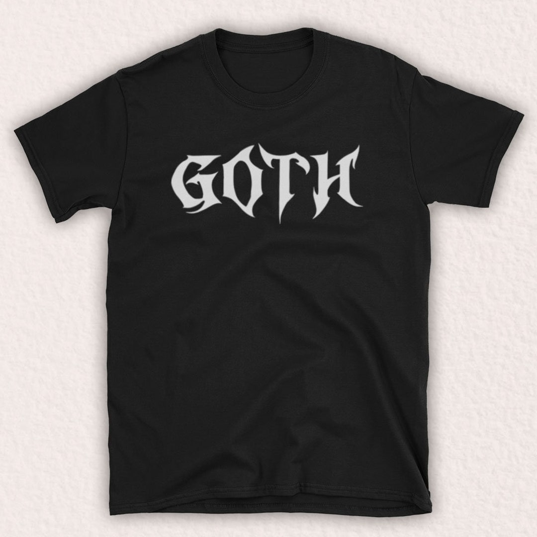 Goth Slogan Style Gothic Metal Rock Music Lover Unofficial - Etsy