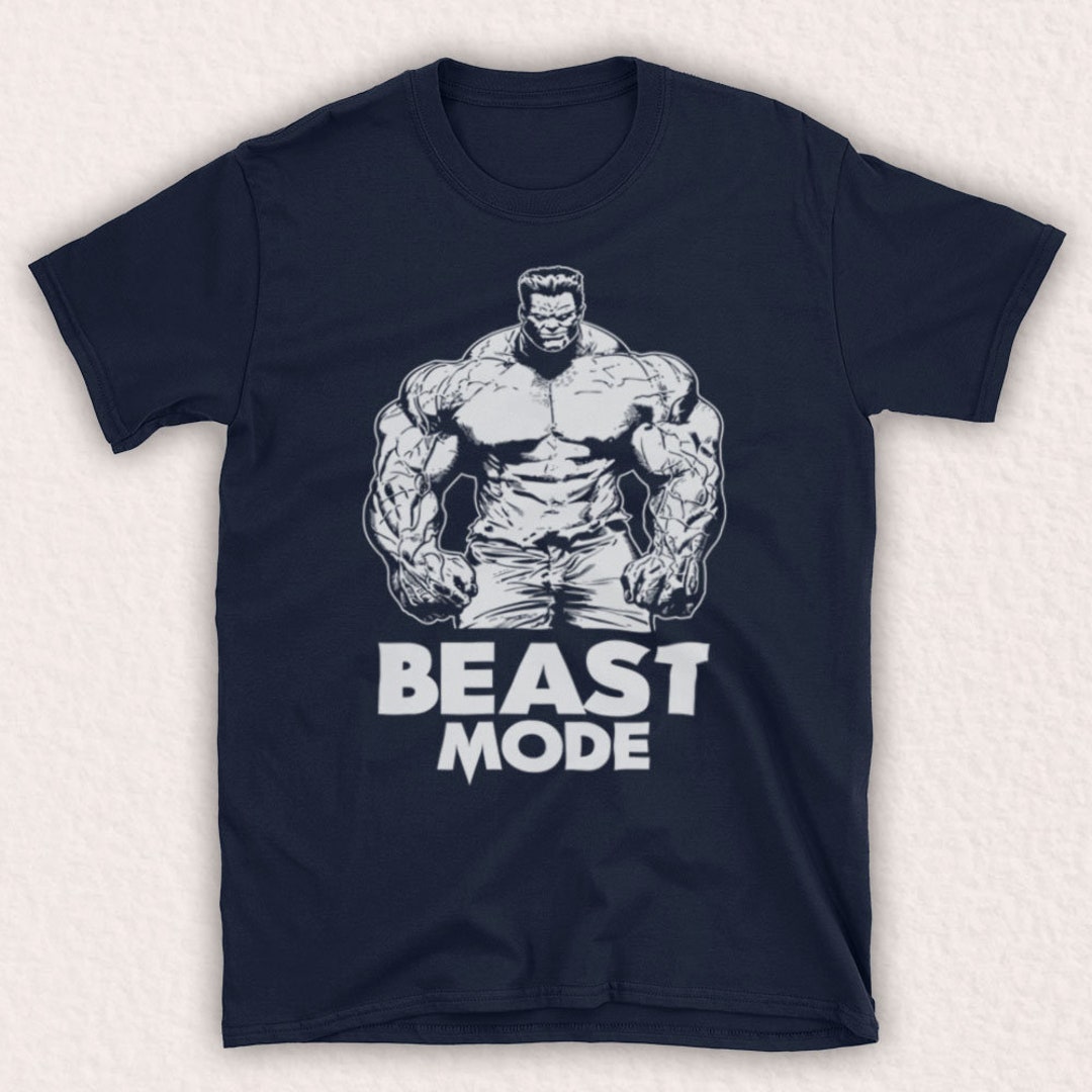 Beast Mode Bodybuilding Gym Slogan Workout Weightlifting Unofficial ...
