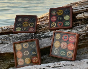 Beer Cap Coasters - Etsy