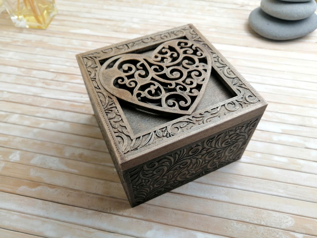 Electronic Music Box Celtic Heart Knot Jewelry Reproduces Any Audio ...