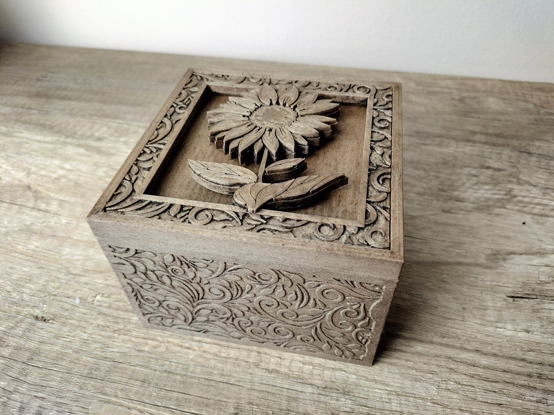 Electronic Music Box Sunflower Electronic Jewelry Music Box - Etsy