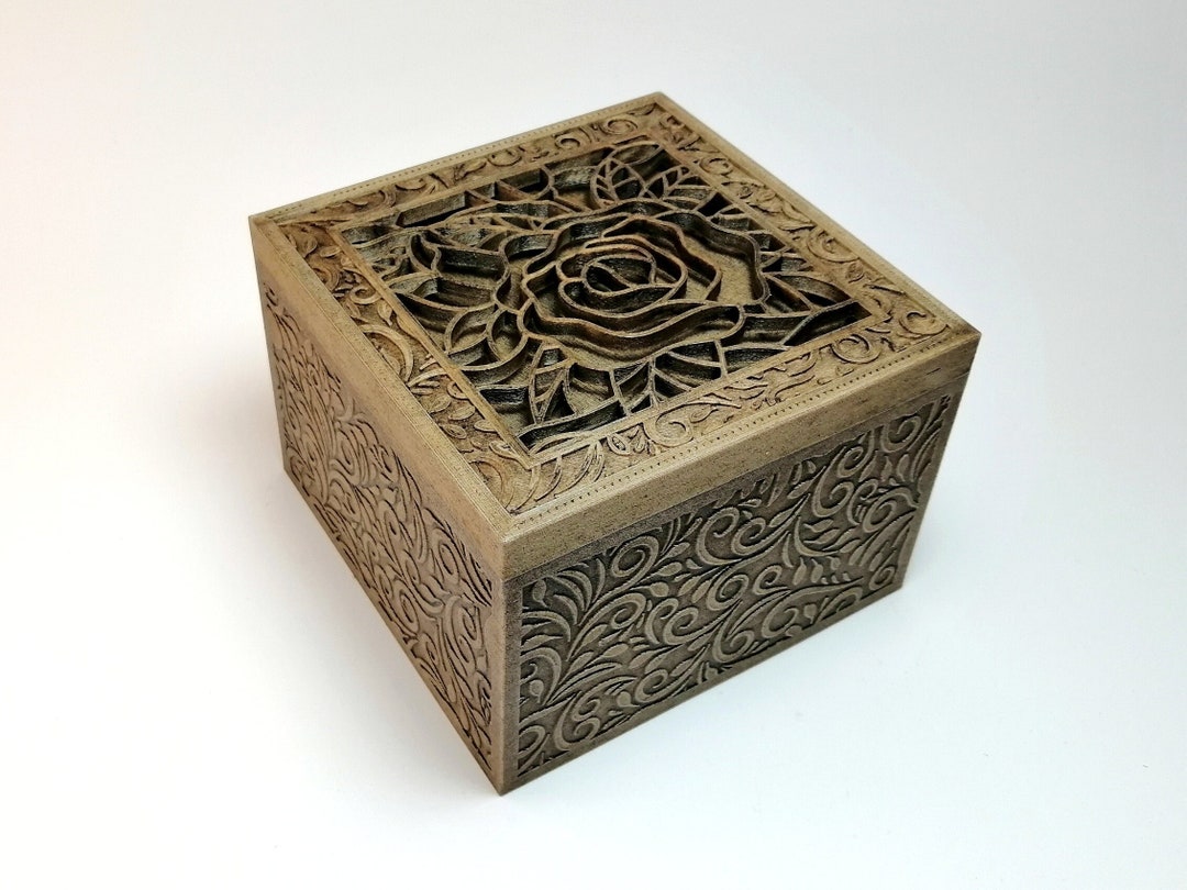 Enchanted Rose Music Box. Several Melodies. Jewelry Music Box. Jeweler ...