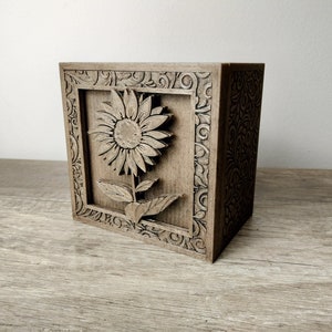 Electronic Music Box Sunflower Electronic Jewelry Music Box - Etsy