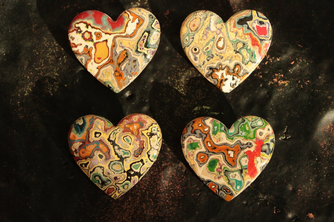 Graffiti Herz Recycled Street Art Brosche Marmorierter Fordit Style ...